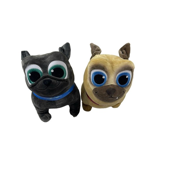 Disney | Toys | Disney Lot Of 2 Plushies Bingo Rolly Puppy Dog Pals ...